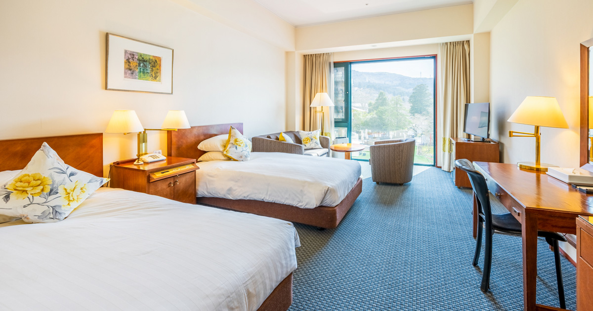 Moderate Twin Rooms | ROOMS | [Official] Hakone Hotel